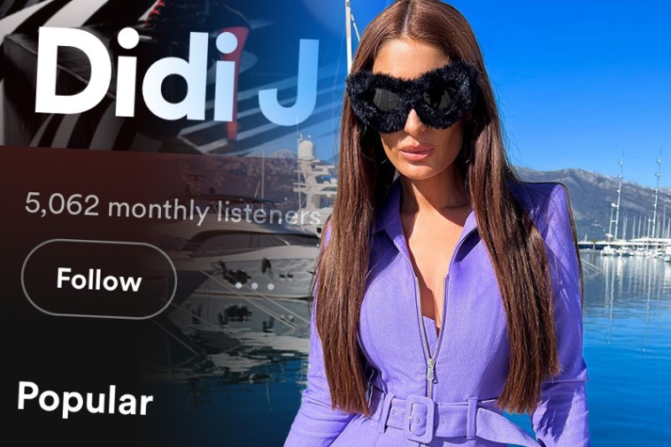 Didi J opet kupuje pratioce?! Prati je 3,7 miliona, ali njen album ne ...